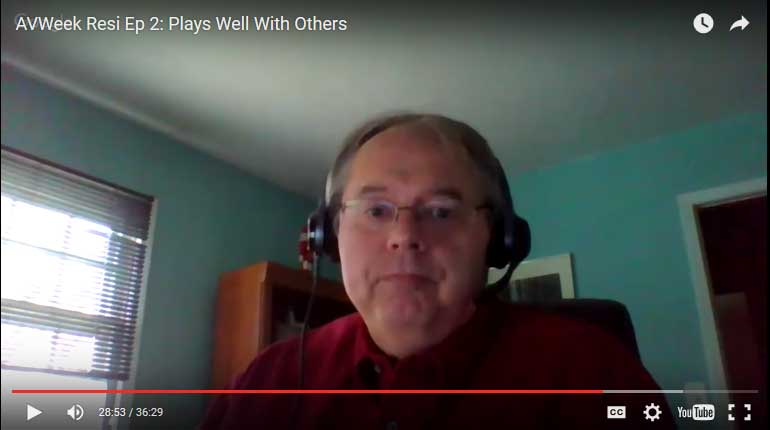 Our Editor Makes Guest Appearance on AVWeek's New Residential Webcast ... Our Editor Makes Guest Appearance on AVWeek's New Residential Webcast ...