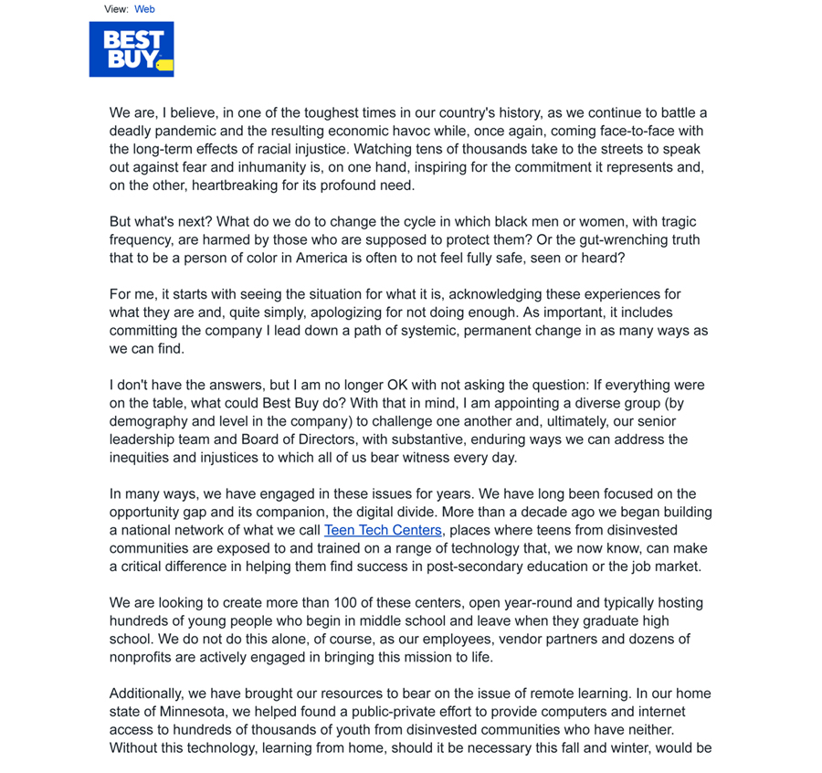 Industry Brands Take a Public Stance on Systemic Racism & Injustice ...