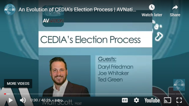 AVNation Features Ted Green on Special Episode Discussing CEDIA Board ... AVNation Features Ted Green on Special Episode Discussing CEDIA Board ...